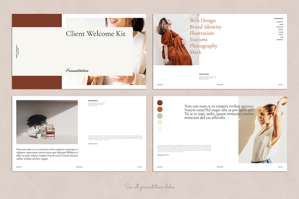 Client Welcome Presentation Template, a Presentation Template by ...