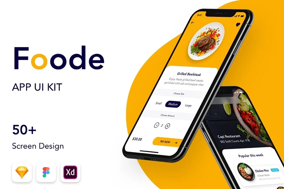 Capi Mobile UI Kit - Lifetime Update, an App Template by Capi Product