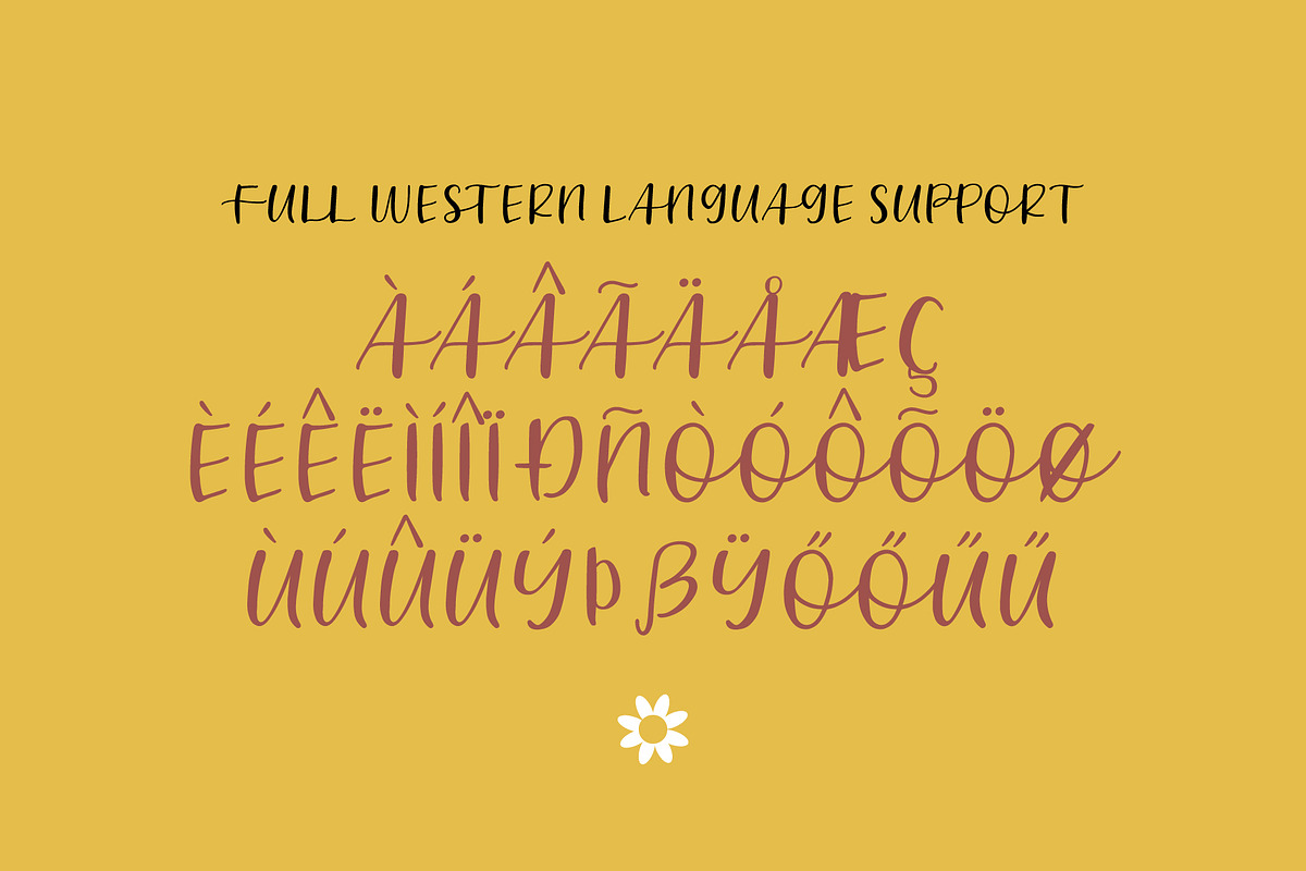 Daisy Beth All Caps Font, a Handwritten Font by Design by Laney