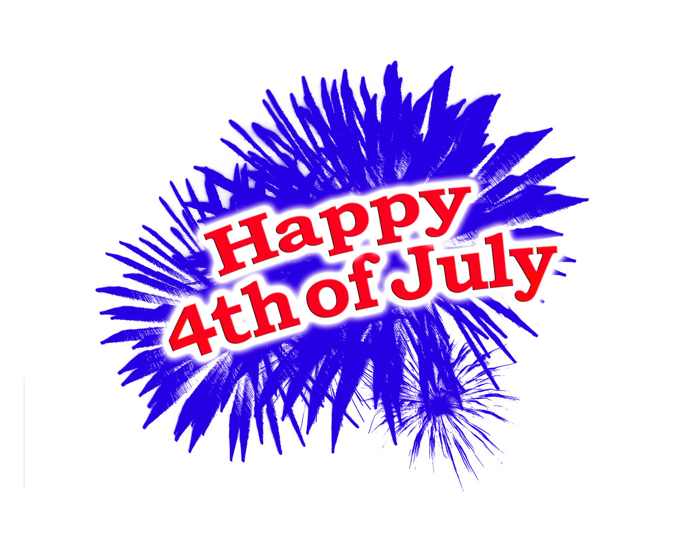 Happy 4th of July Graphic Logo, an Illustration by DanFLCreativo