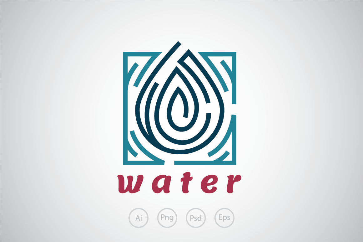 Water Element Emblem Logo Template, a Branding & Logo Template by ...