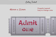 Admit Ticket, an Object Graphic by Addmasala