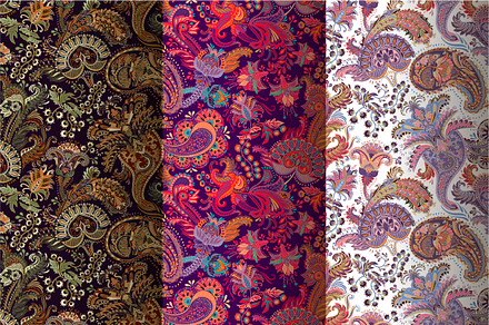 8 Vintage Indian Patterns, a Pattern Graphic by Sunny_Lion