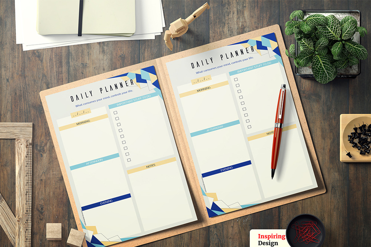 32 Printable Planners, a Stationery Template by Outline Design