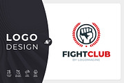 Fight-Club-Logo-Template