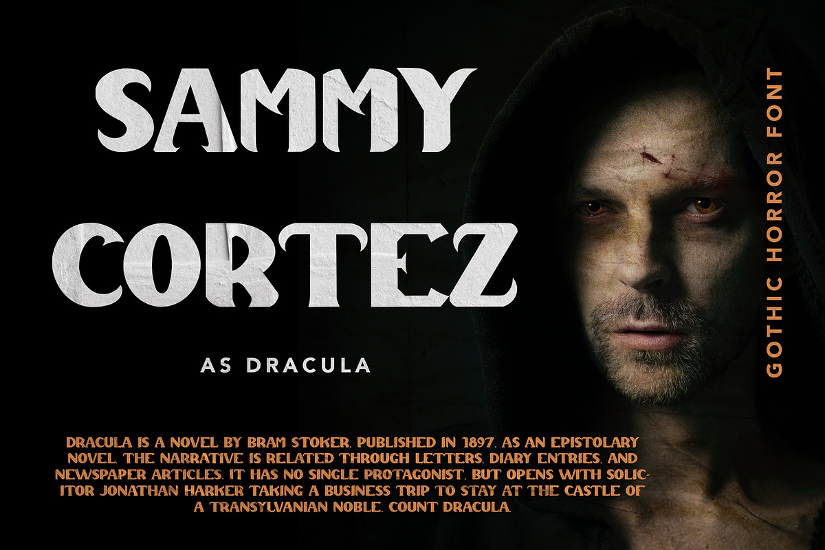 Dracula Palace - Gothic Horror Font, a Handwritten Font by Arendxstudio ...