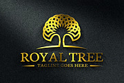 Royal Tree Logo Template, a Branding & Logo Template by gunaonedesign