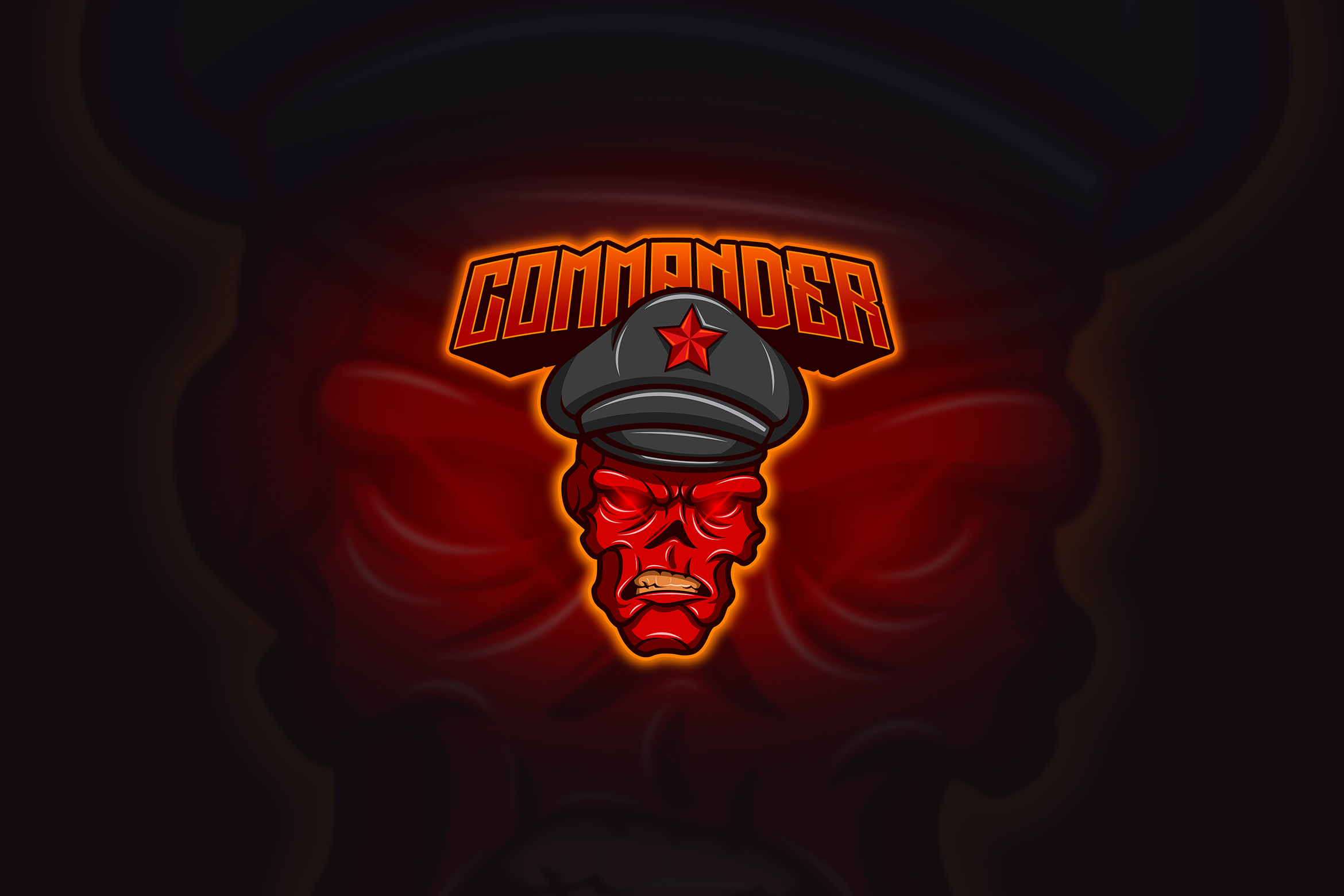 Skull Commander - Mascot&Esport Logo, a Branding & Logo Template by AQR ...