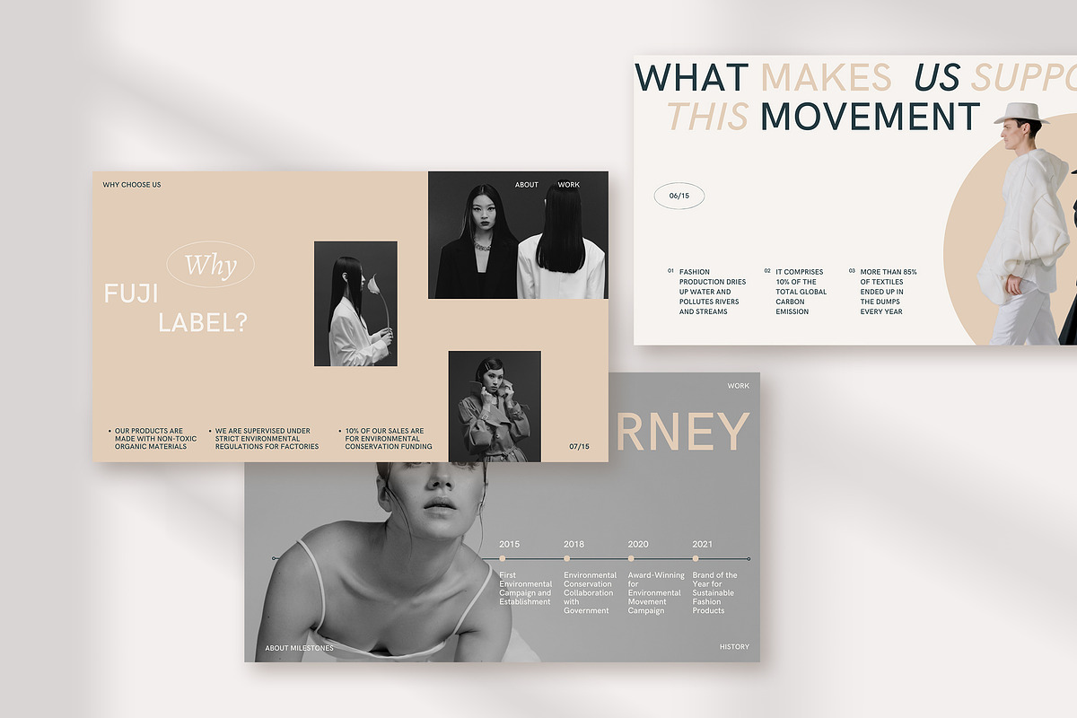 Fuuji Brand Guidelines Presentation, a Presentation Template by peterdraw