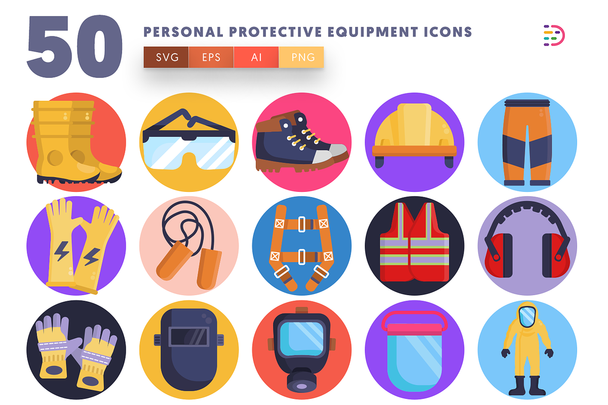 Personal Protective Equipment Icons | Download SVG, PNG, EPS Icons