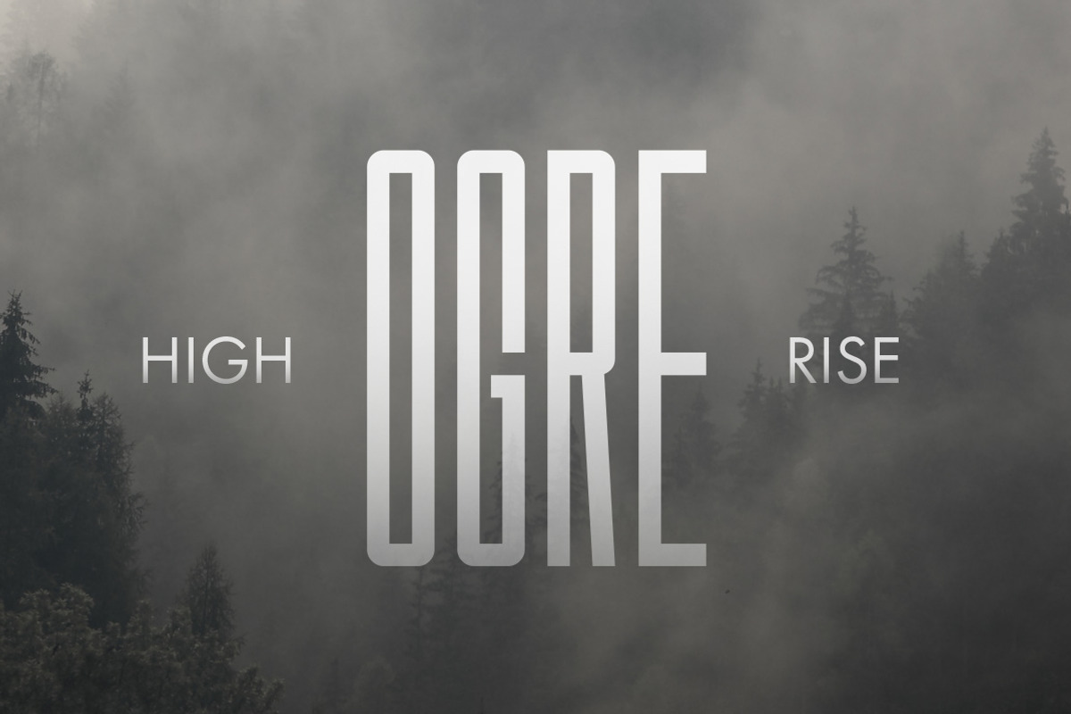 Ogre Typeface, a Font by Tugcu Design Co.