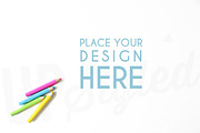 A145 Colored Pencils Mock Up, a Pens & Pencil Mockup by UpStyled