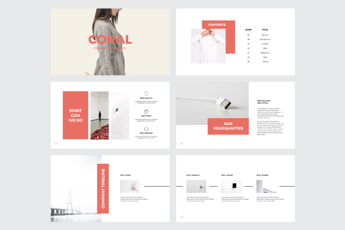 CORAL - Google Slide Template, a Presentation Template by Shafura