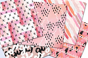Pink Peach Coral Digital Paper, a Pattern Graphic by TWG Designs ...