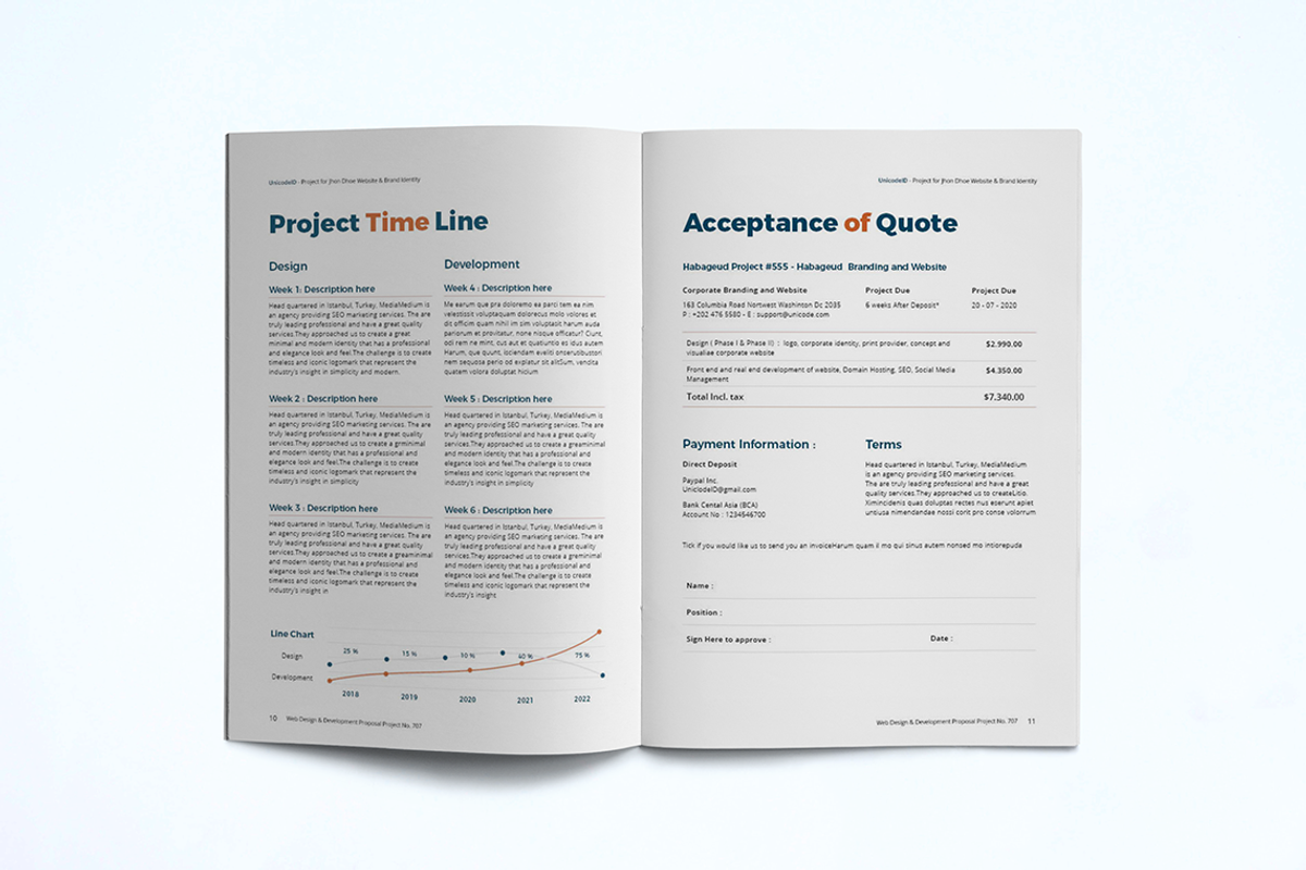 Proposal File Template, a Brochure Template by UnicodeID