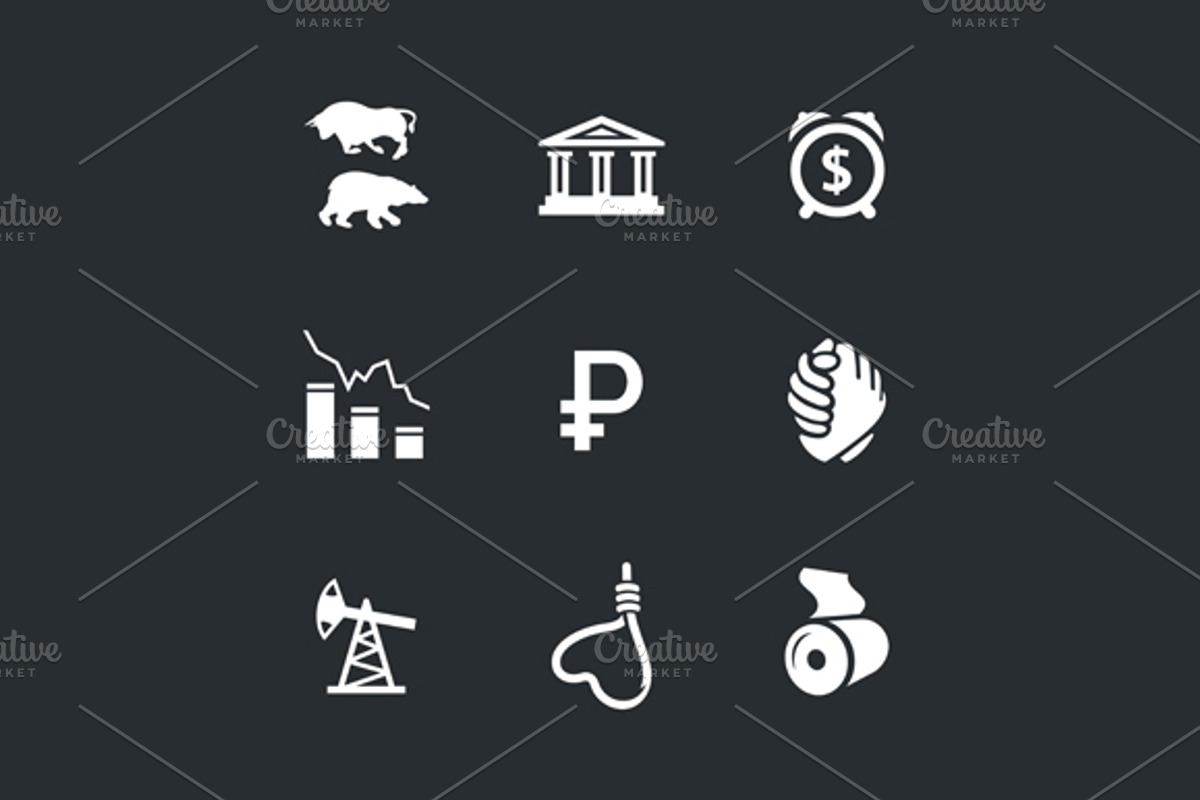 Devaluation, an Icon by Steinar Logo