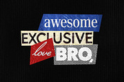 Words Collage Elements, an Object Graphic by Design Squad