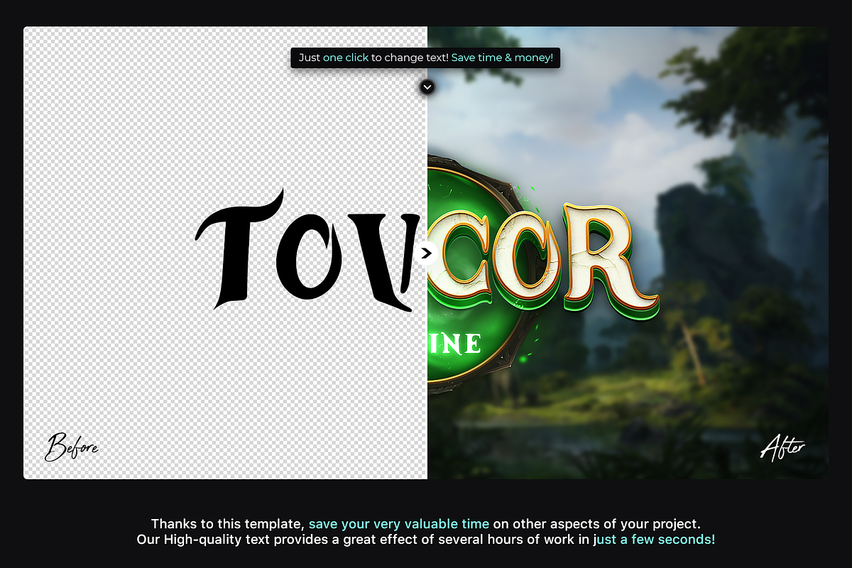 Game Logo Text Effect vol. 1, a Layer Style Add-On by FLYERHIVE