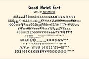 Good Notes! A Handwriting Font Set!