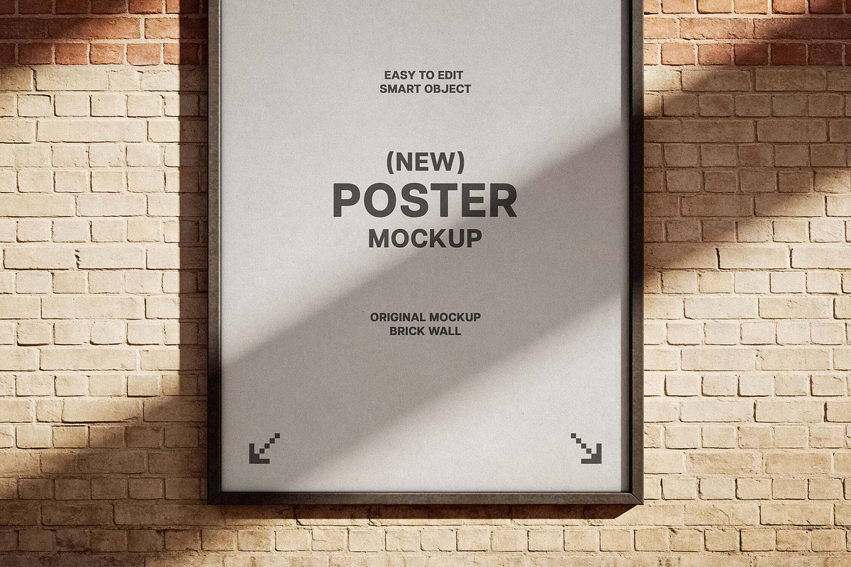 Framed Poster Mockup, an Advertising Mockup by Design Squad