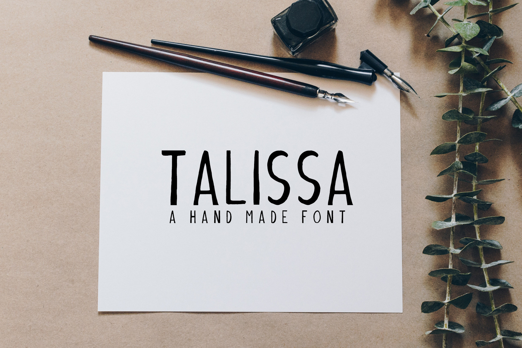 Talissa A Handmade Font
