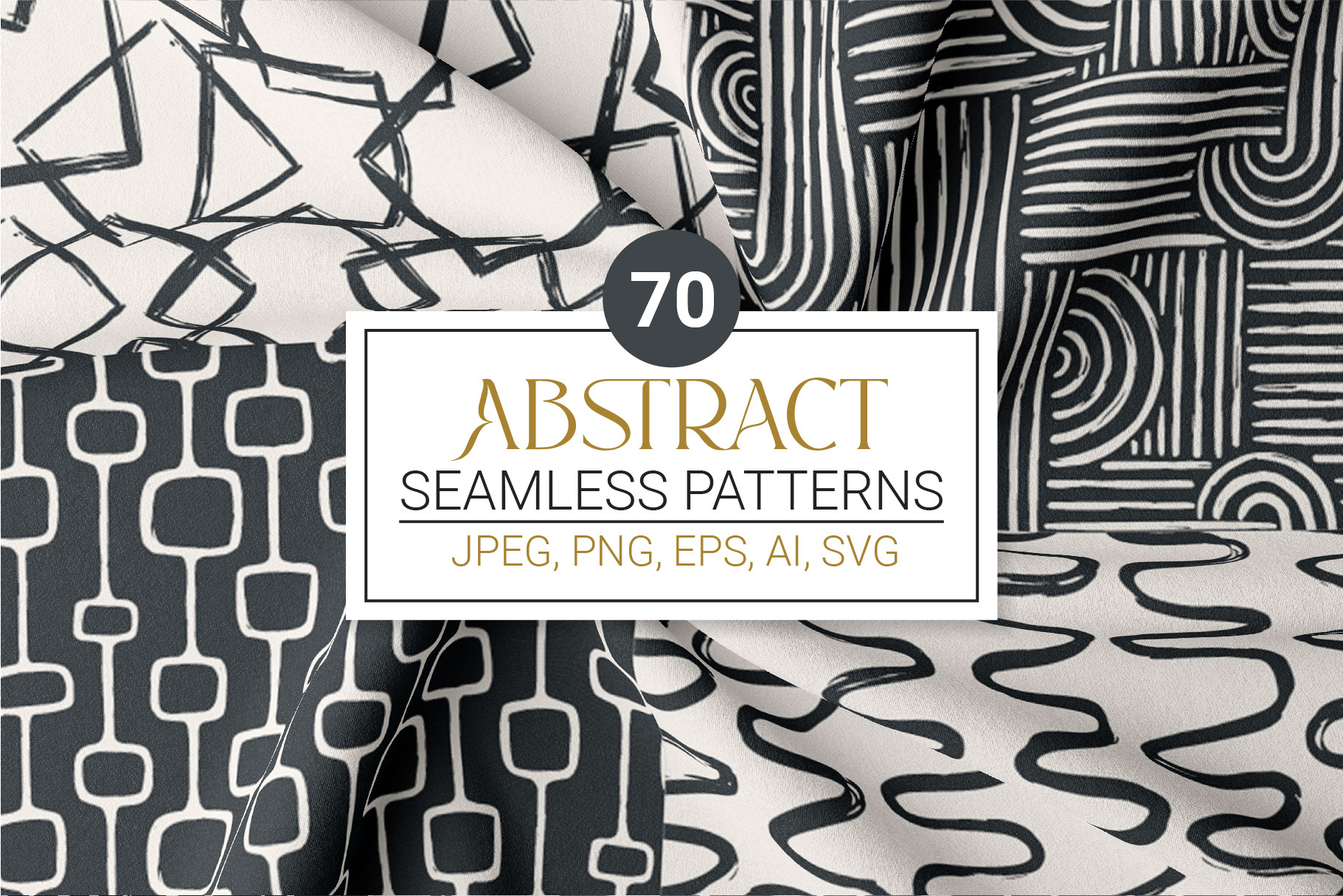 70 Modern Seamless Patterns, a Pattern Graphic by AnnArt | Creative Market