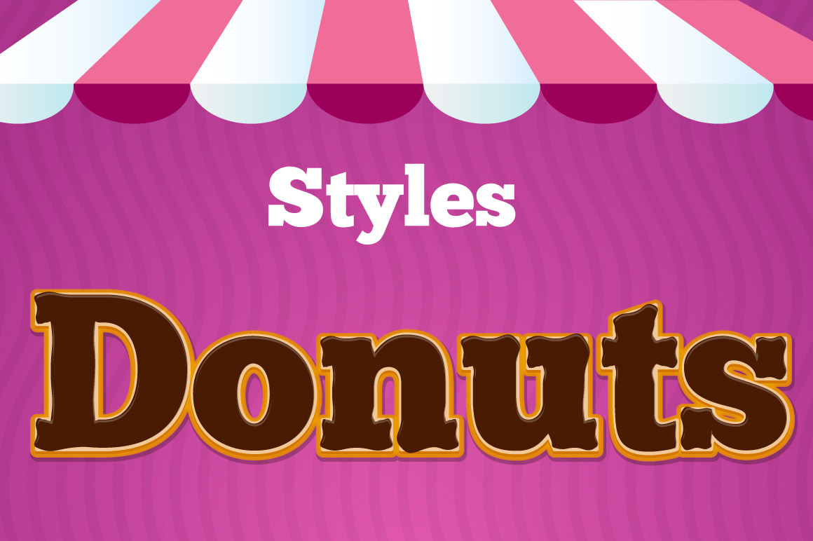 Style Donuts - Add-ons Illustrator, a Layer Style Add-On by rogeriomarcos