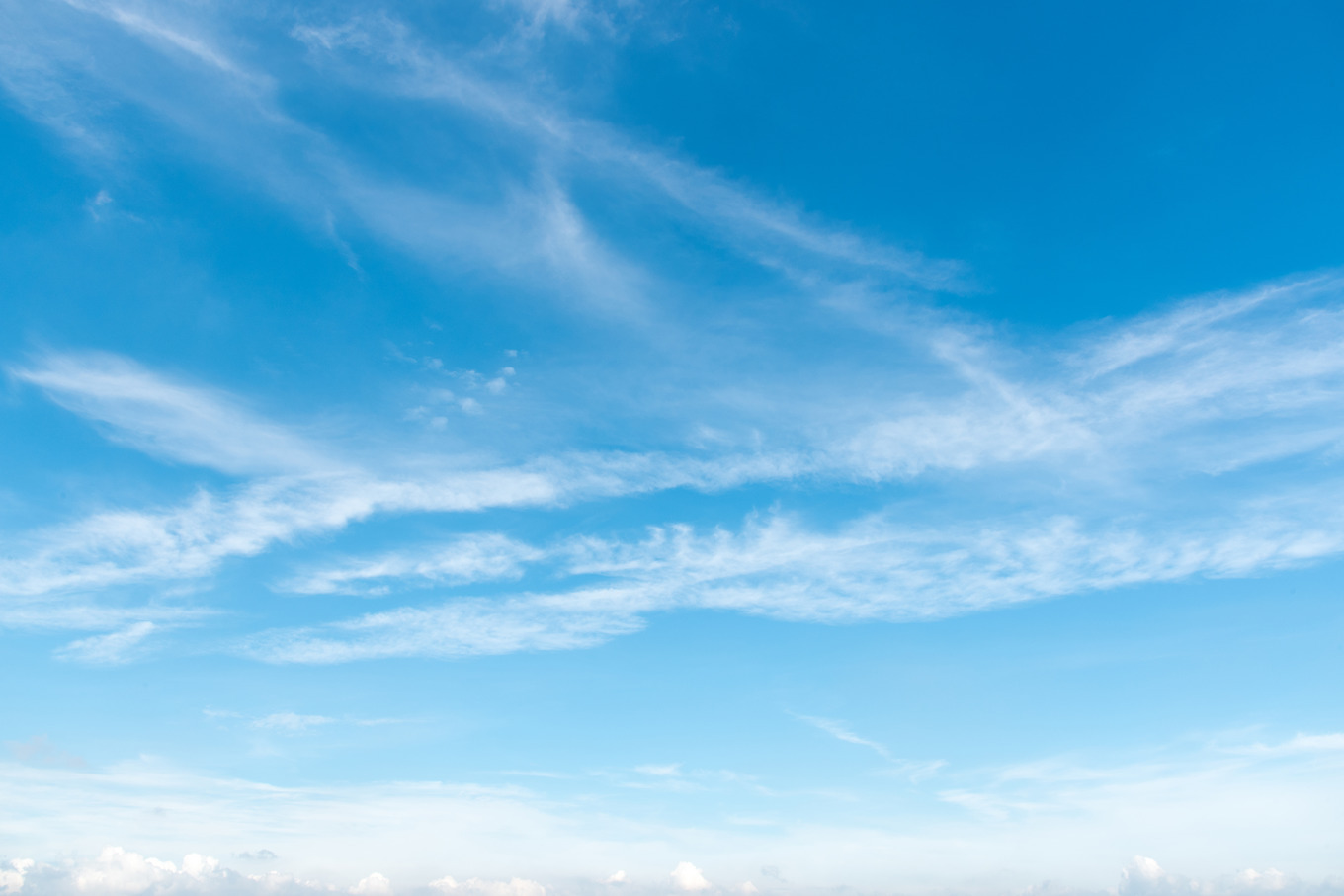 Blue sky and white clouds featuring air, background, and beautiful, a ...
