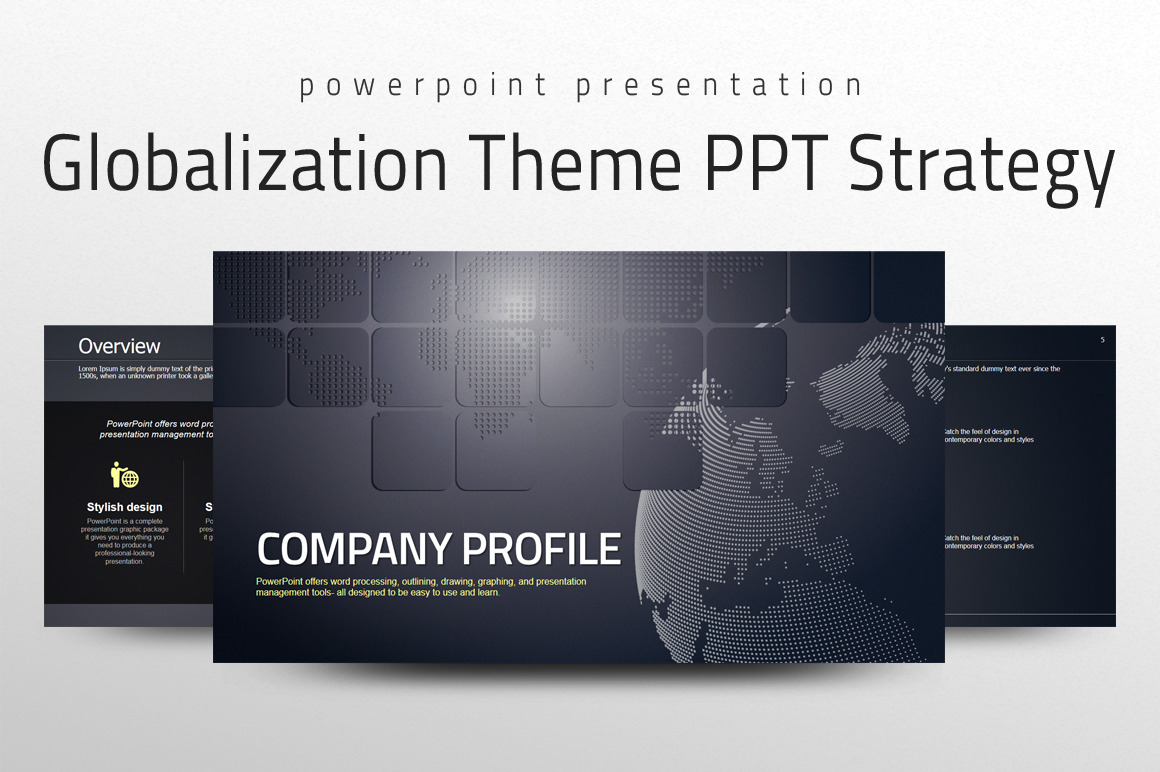 Globalization Theme PPT Strategy, a Presentation Template by GoodPello