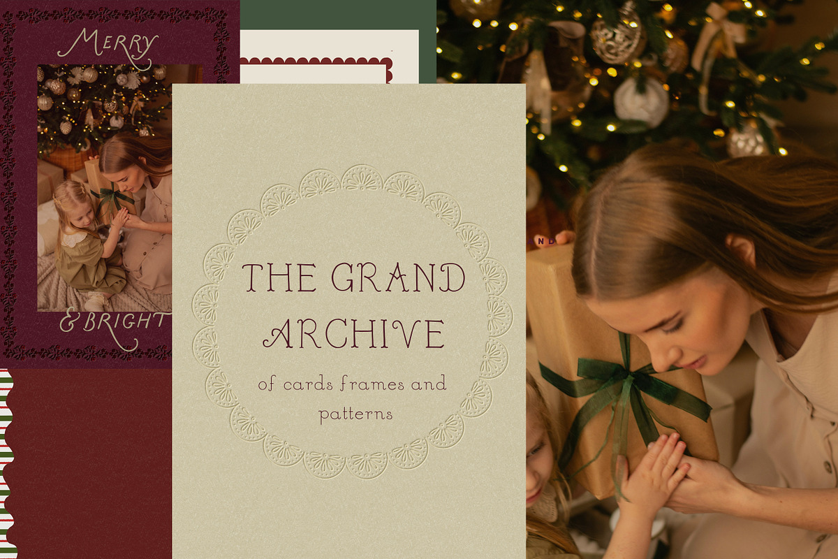 Vintage Christmas Cards & Frames