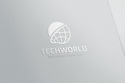 Tech World Logo, a Branding & Logo Template by XpertgraphicD