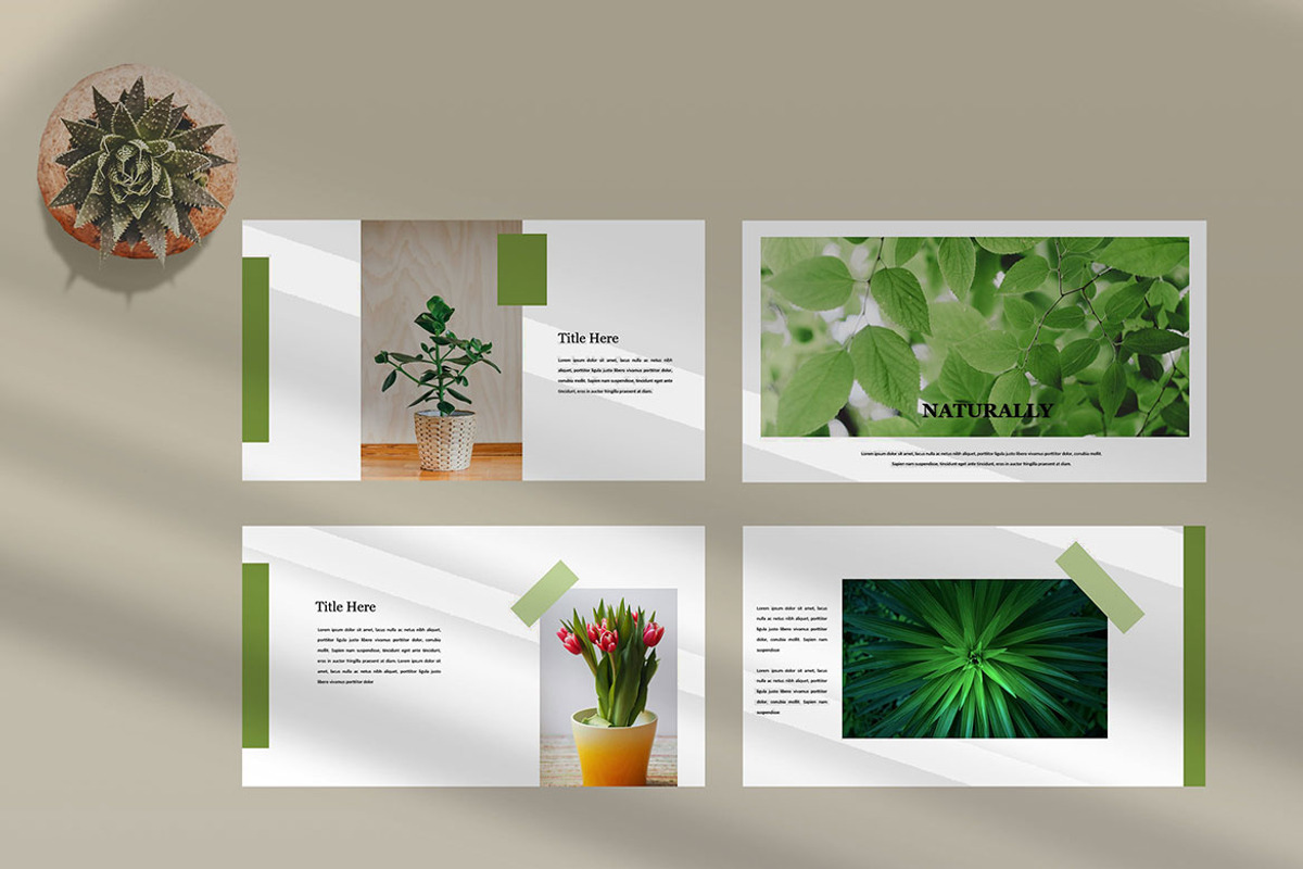 Green Plants - Nature Google Slides