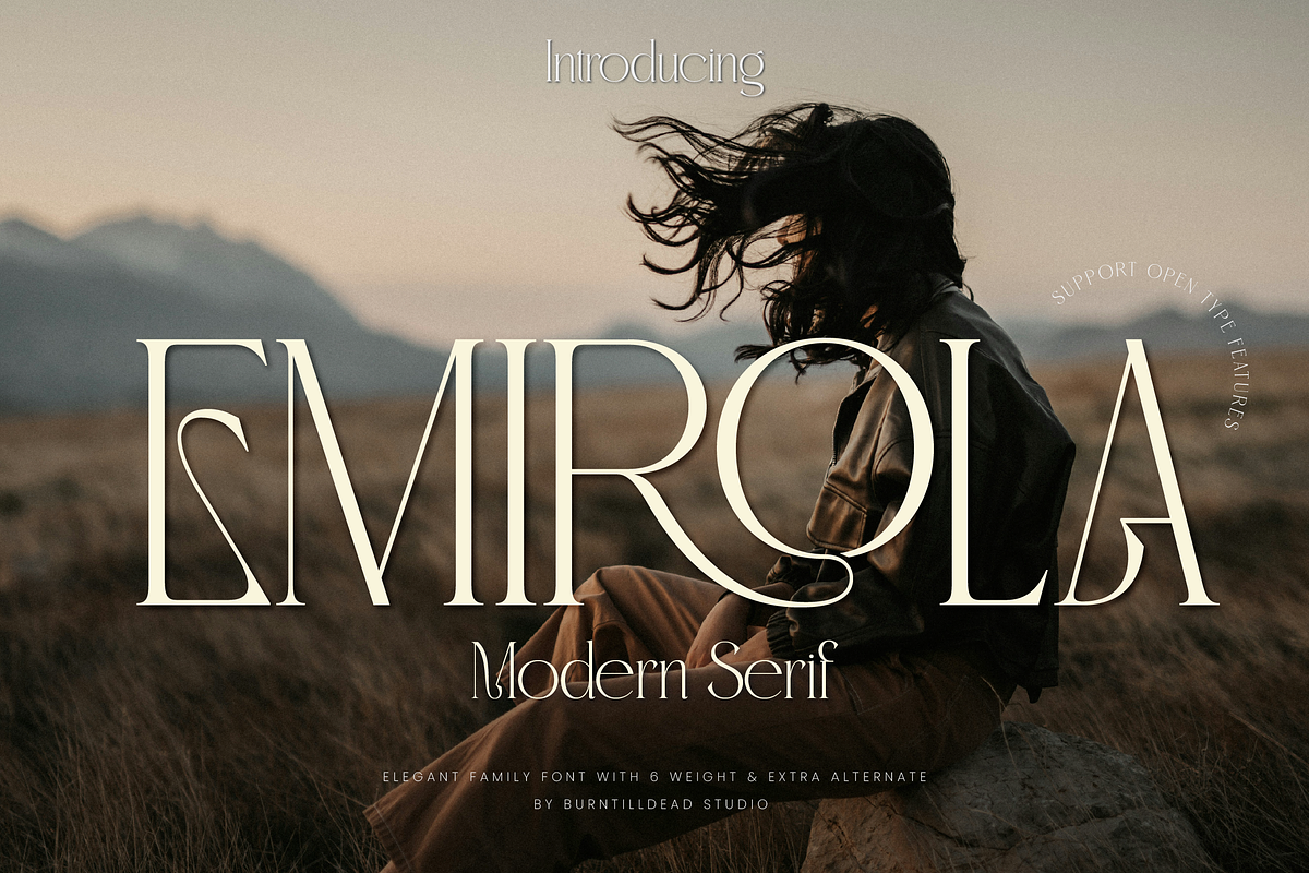 Emirola - Modern Serif Family Font