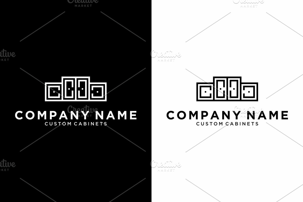 cabinet logo, Kitchen Set Logo, a Branding & Logo Template by swarnstudio