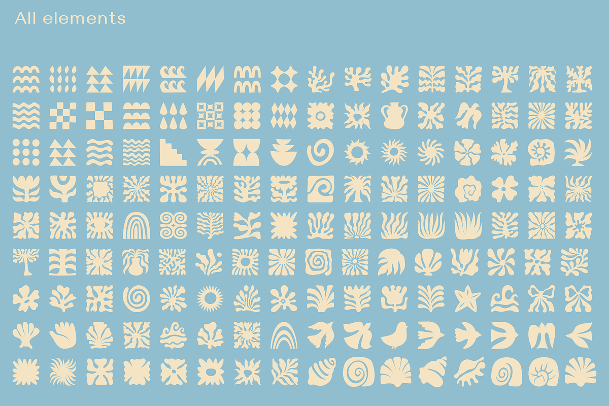 Summer vibes, shapes and patterns, a Graphic by venimo