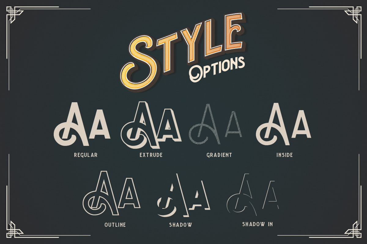 Courageous Typeface, a Sans Serif Font by wubstudio