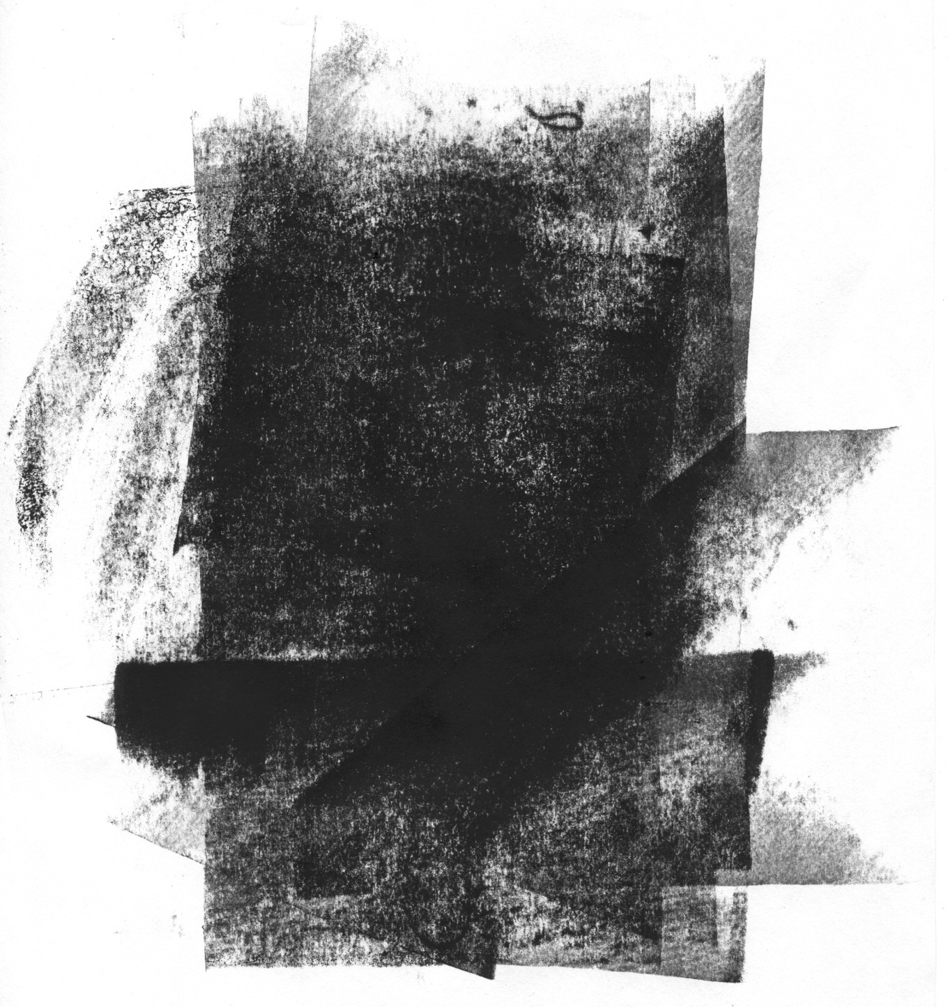 Rolled ink textures containing letterpress, ink, and print, an Abstract ...