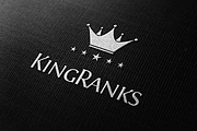 King Ranks Logo Template, a Work Illustration by Thirtypath Studio