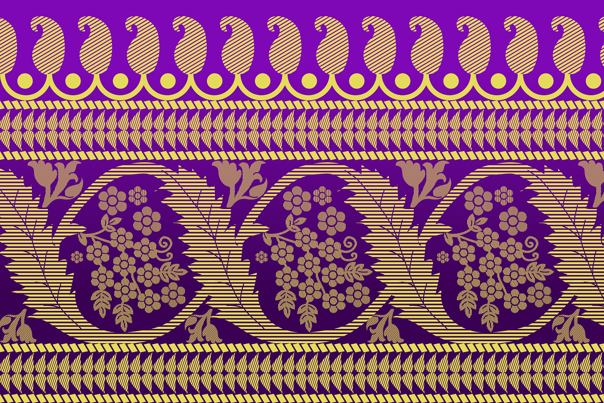elegant Indian silk Saree design
