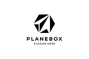 Plane Box Logo, a Branding & Logo Template by onripusindo