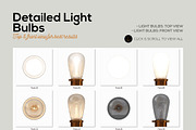 Marquee Light Bulbs - Front View