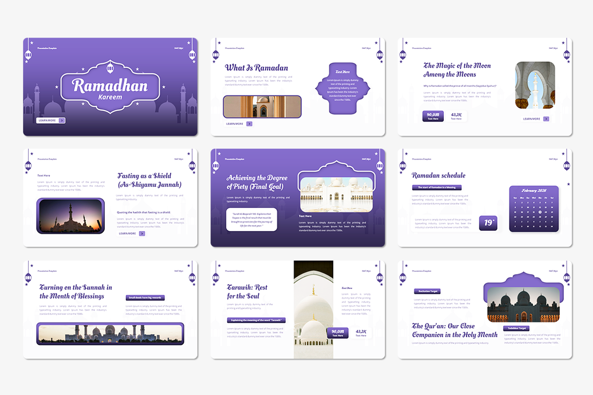 Ramadhan Kareem - Google Slides, a Presentation Template by QR Design ...