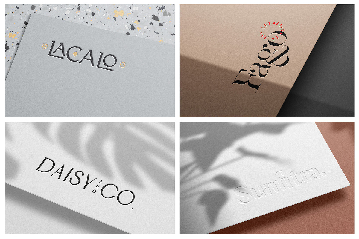 Logo Mockup Bundle - Paper Print