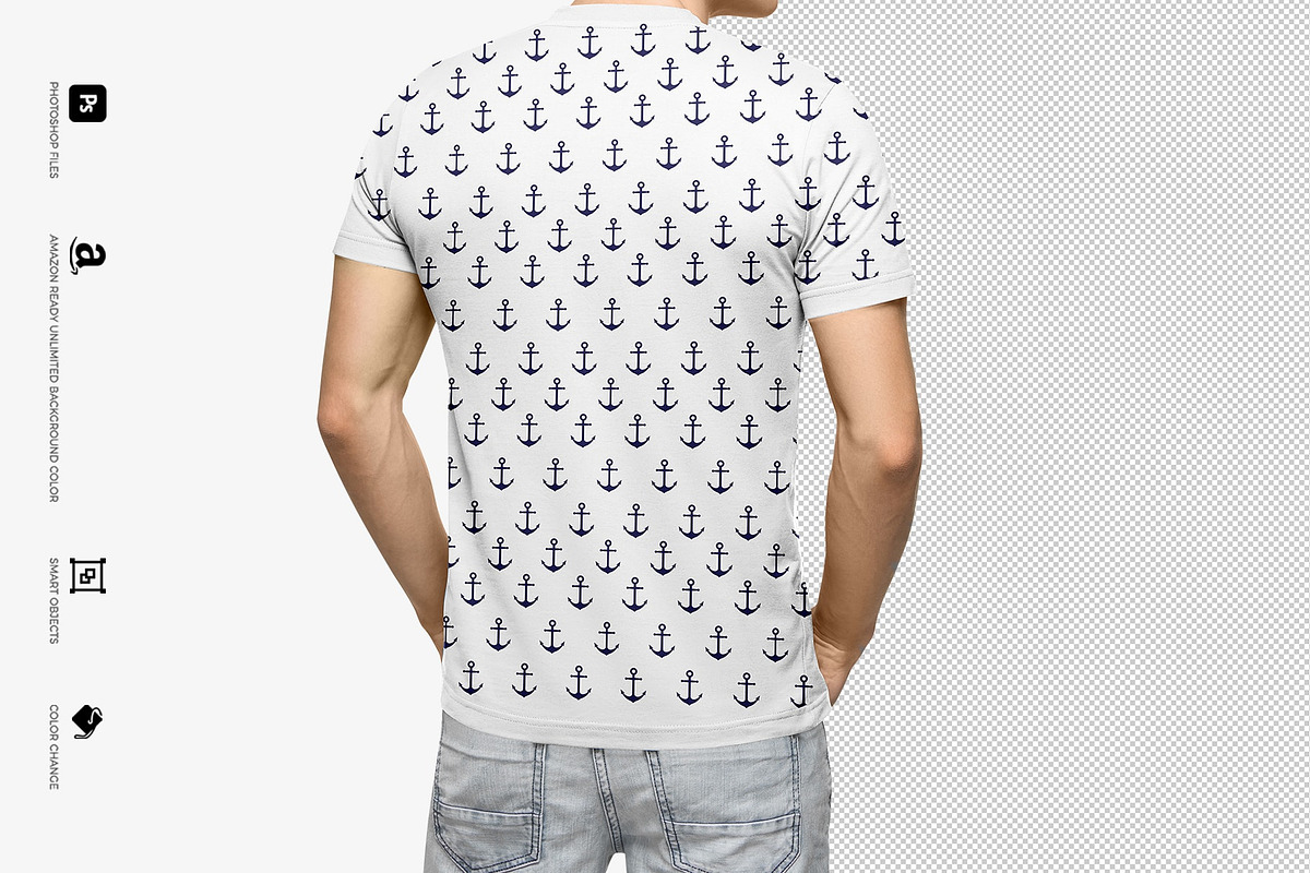 Realistic T-Shirt Mock-Up, a Shirt Mockup by Mock-up Store