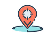 Geo Targeting icon, an Icon by Creative priyanka