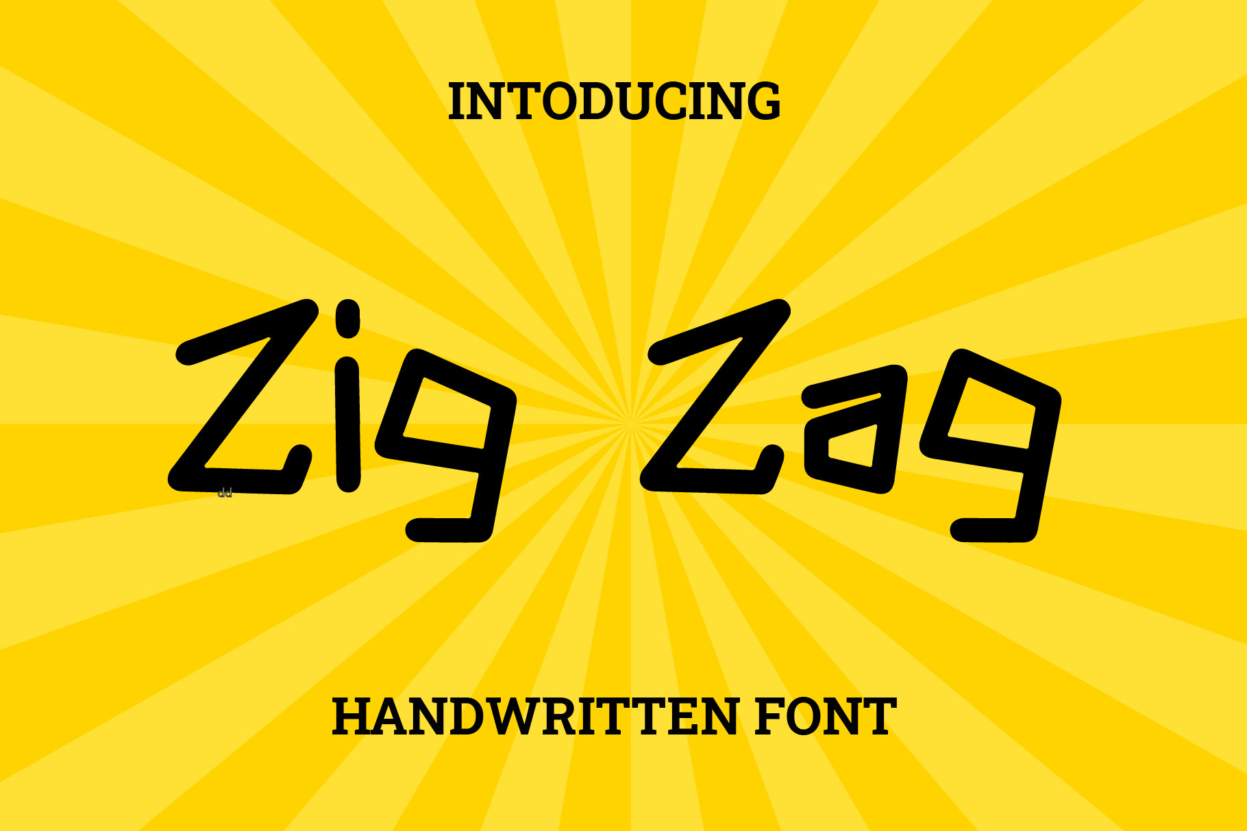 Zig Zag, a Font by WisnoetypeCo