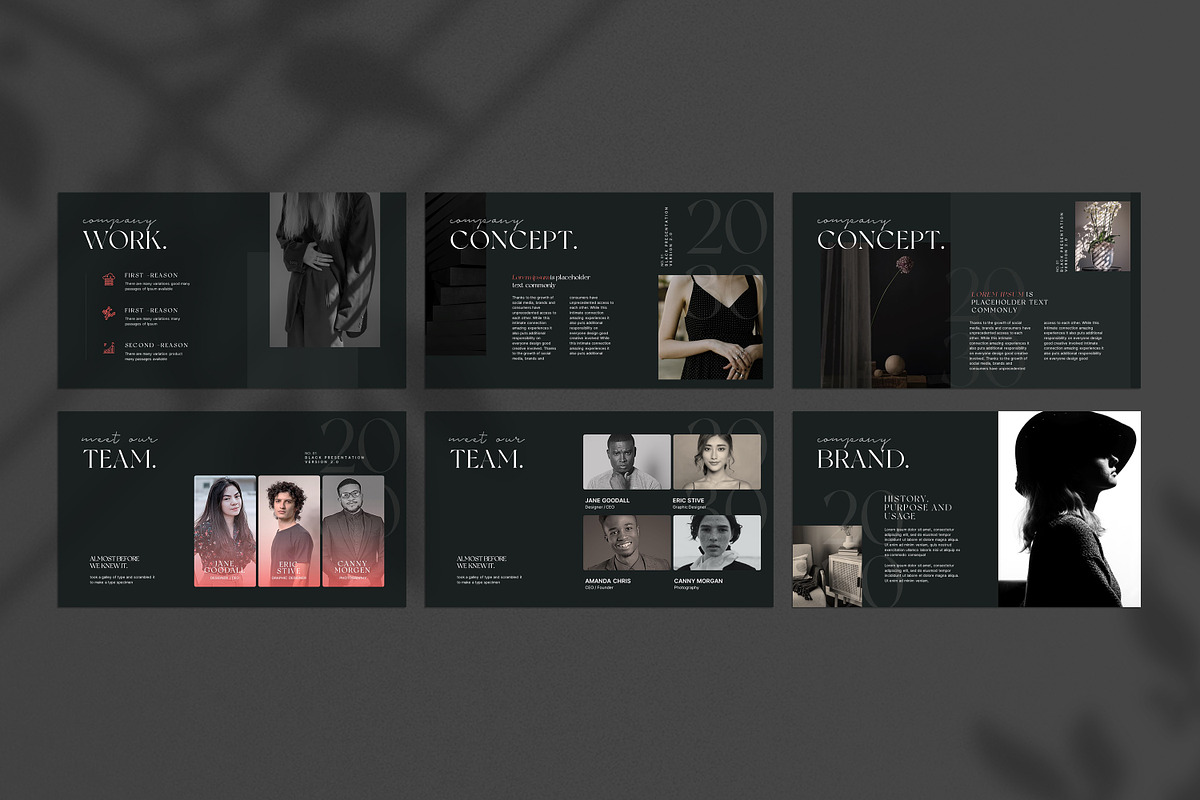 Agency Portfolio PowerPoint Template, a Presentation Template by ...