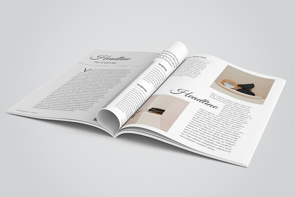 Elegant Magazine Template, a Templates & Theme by evgenystudio