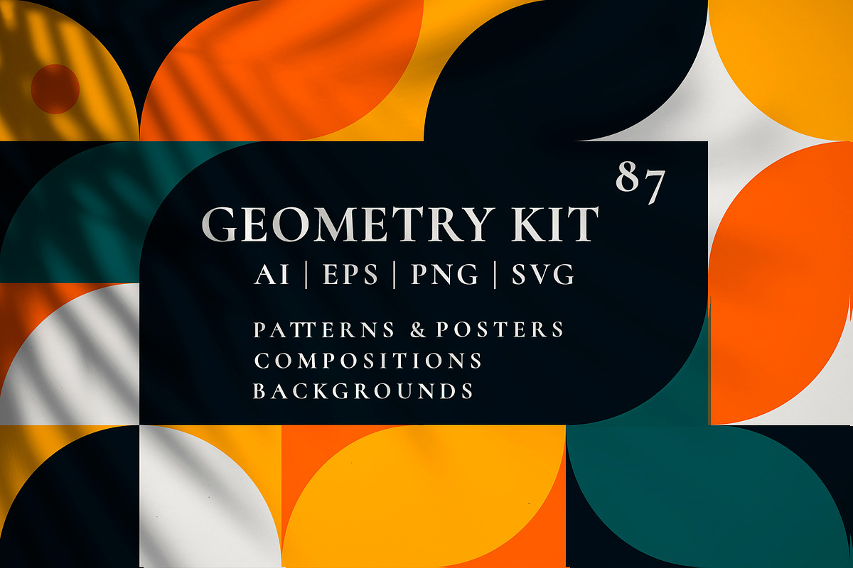 Art Geometry Kit 1, a Pattern Graphic by Graphic Art