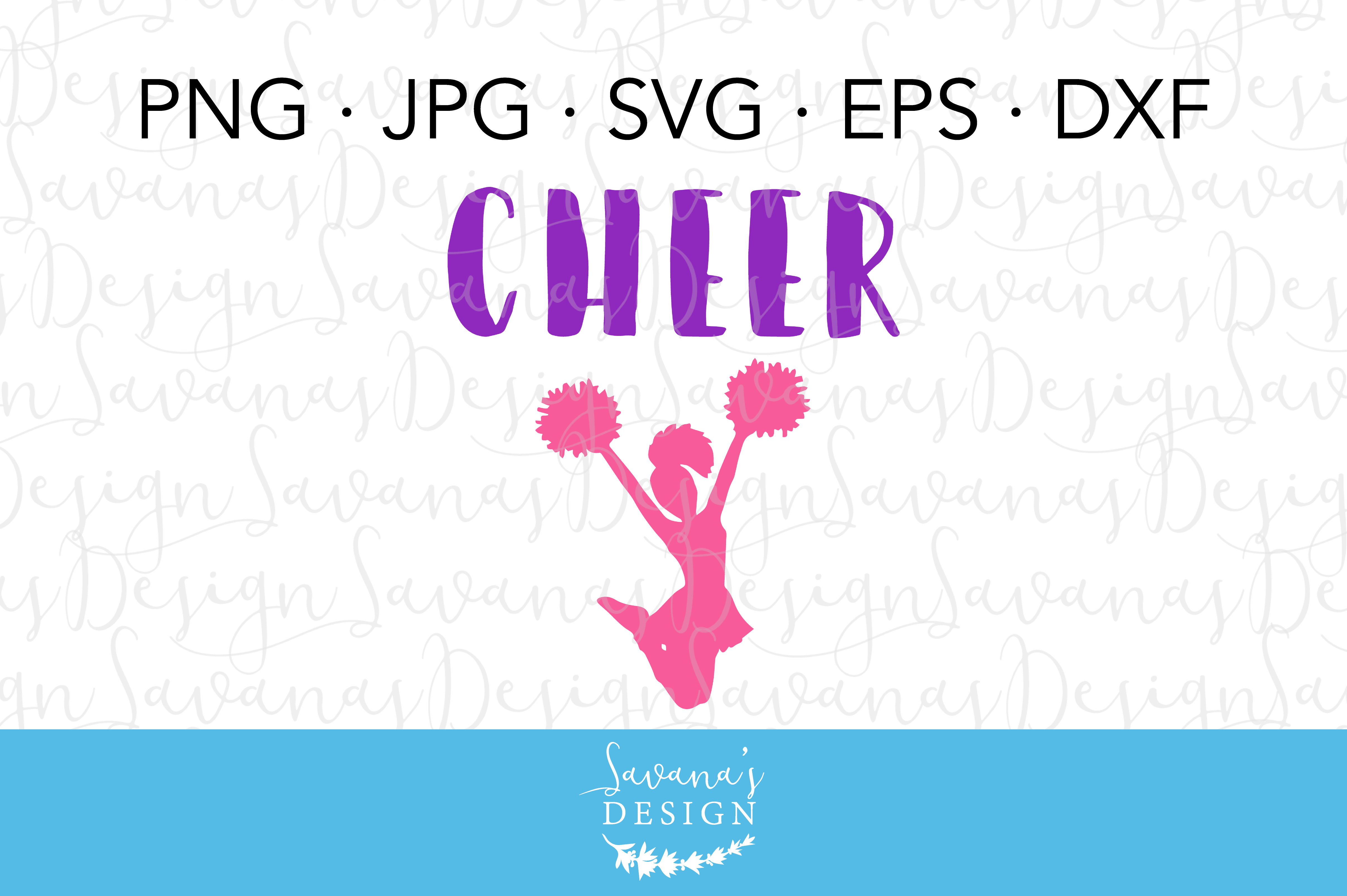 Cheerleading Vector Files, an Education Illustration by SavanasDesign
